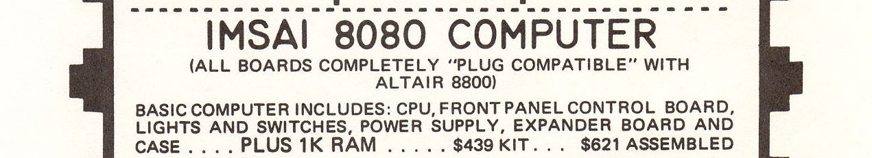 IMSAI 8080 History // retrocmp / retro computing